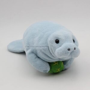 okidg 7inch Simulation Manatee Plush Toy Lifelike Sea Cow Stuffed Animal Doll