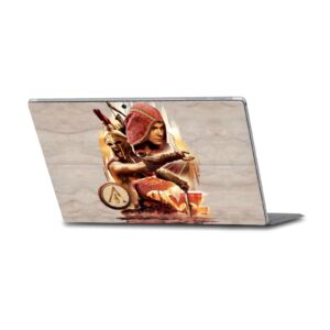 head case designs officially licensed assassin's creed kassandra odyssey artwork vinyl sticker skin decal cover compatible with microsoft surface pro 4/5/6