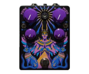 black arts toneworks priestess fuzz effects pedal green violet