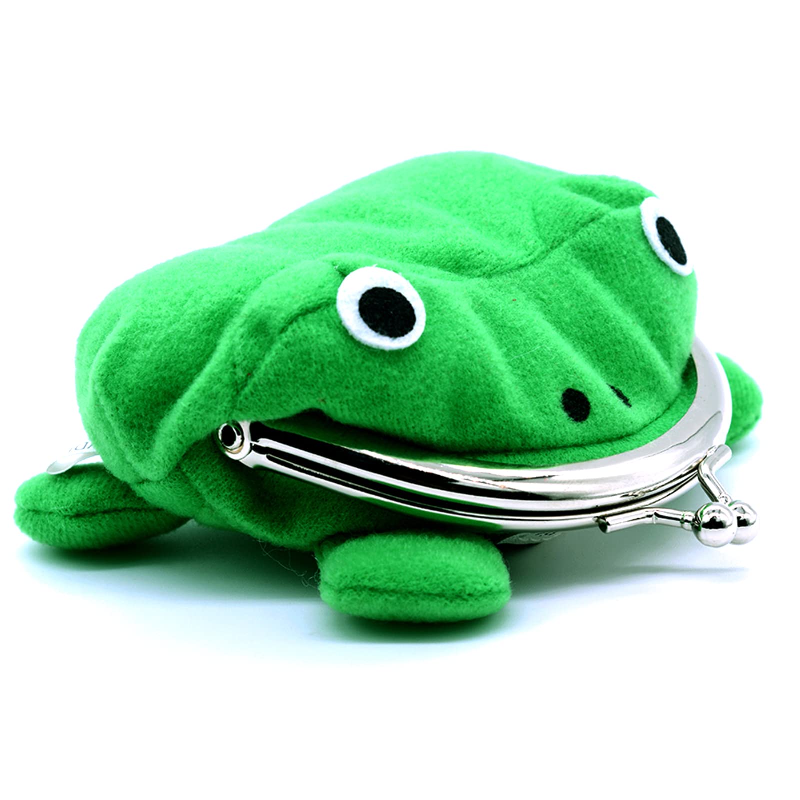 Kcikn Anime Cosplay Plush Purses, Cartoon Animal Frog Coin Purses Coin Pouch Key Credit Card Holder Novelty Toy School Prize Present for Kids Boys Girls