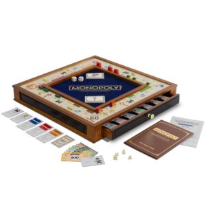 ws game company monopoly trophy luxury edition for 2 to 6 players