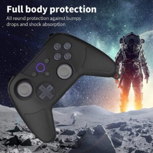 Linkidea Handle Protection Cover Compatible for Luna Controller, Silicone Grips Sleeve Case for Luna Wireless Controller (Black)