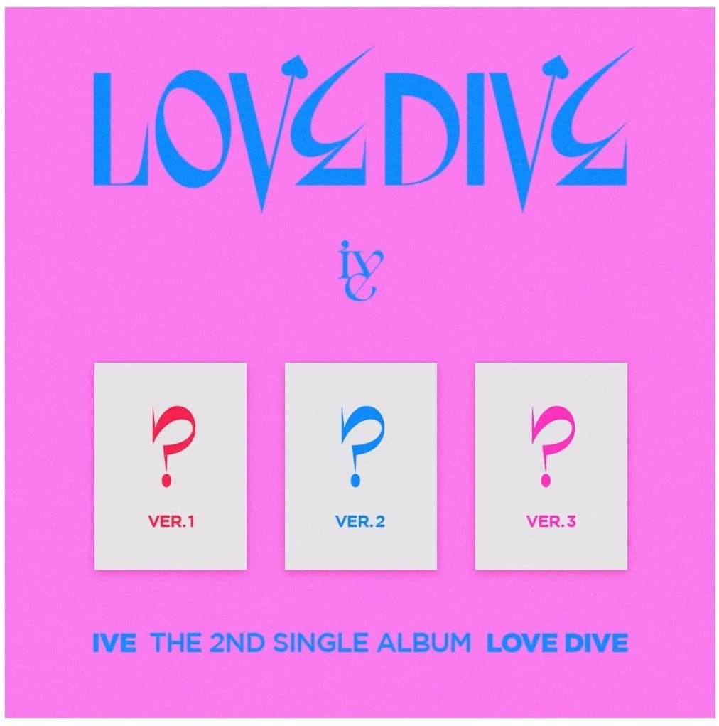 DREAMUS IVE - Love Dive [Ver 3.] (2nd Single Album) Album+Pre Order Benefits+CultureKorean Gift(Decorative Stickers,Photocards,Top Loader Stcikers)