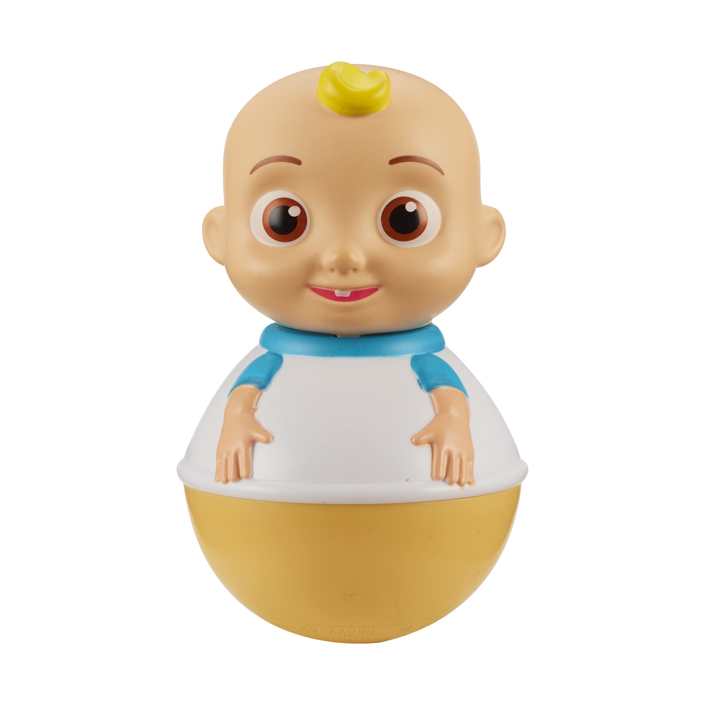 Cocomelon Weebles Figure Assortment, Chunky Moulded Figures, jj, moonbug, Preschool Imaginative Play, Brown