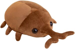 ronosen beetle plush toy plush pillow doll insect beetle plush toy pillow stuffed toy plush pillow children children girls boys baby (50cm, brown)