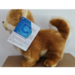 CU-MATE 12 Inch Pomeranian Stuffed Animal Dog Realistic Puppy Plush Toys- Cute Pet Gift for Kids