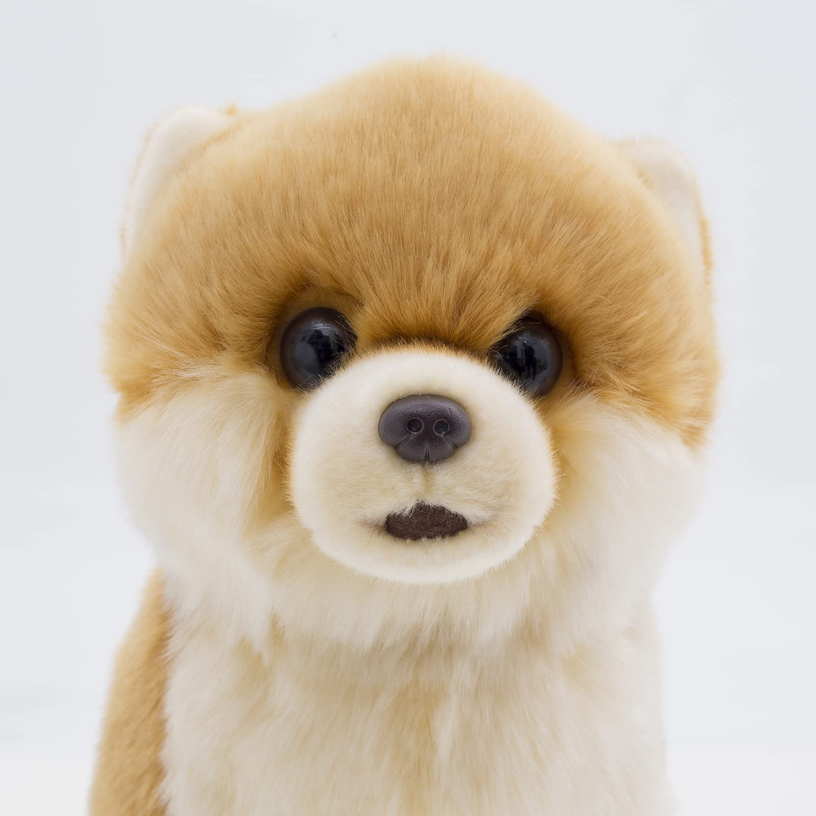 CU-MATE 12 Inch Pomeranian Stuffed Animal Dog Realistic Puppy Plush Toys- Cute Pet Gift for Kids