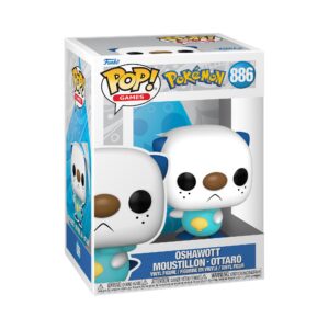 funko pop! games: pokemon - oshawott - collectable vinyl figure - gift idea - official merchandise - toys for kids & adults - video games fans - model figure for collectors and display