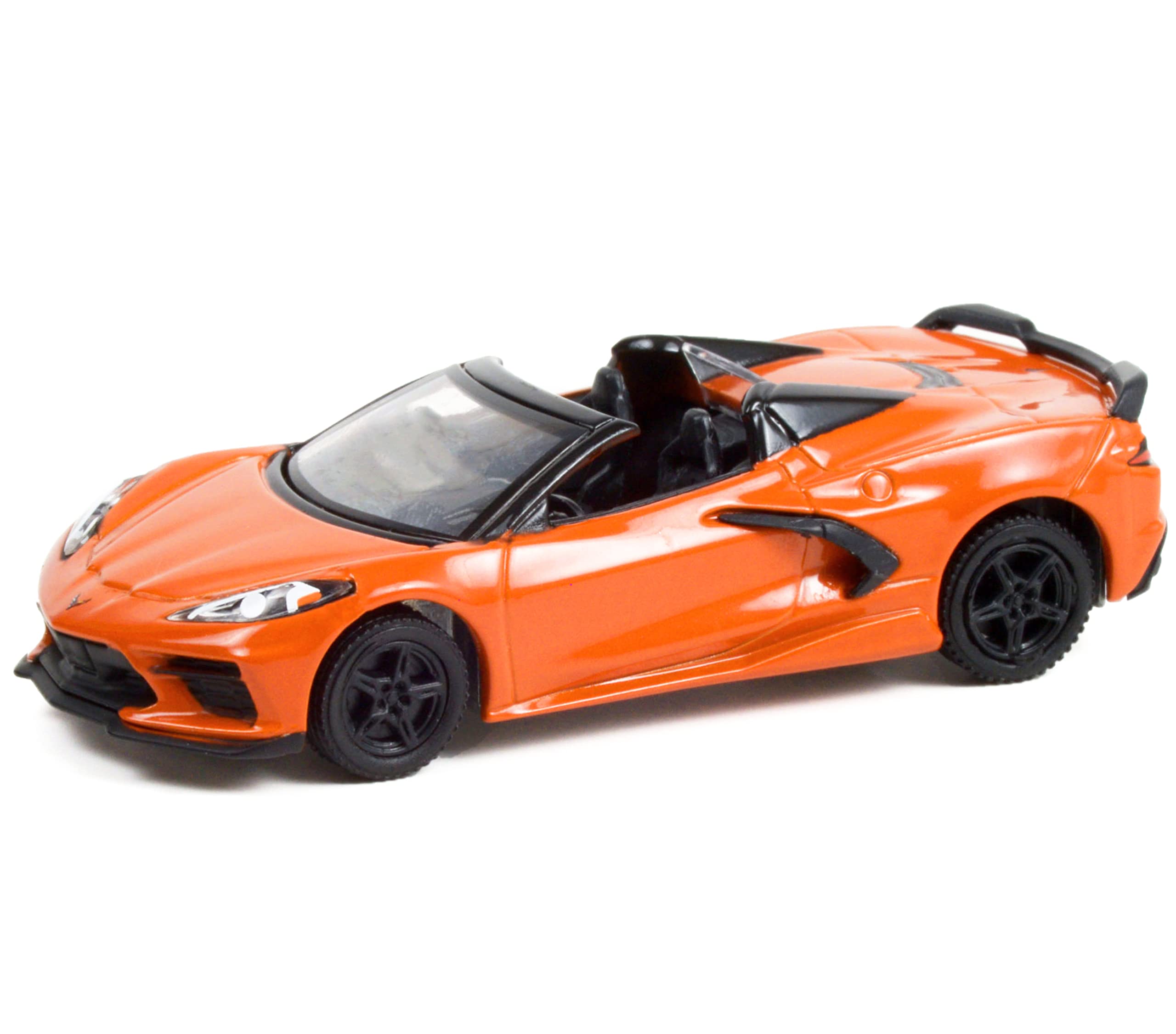 2021 Chevy Corvette Stingray Convertible Sebring Orange Metallic Greenlight Muscle Series 26 1/64 Diecast Model Car by Greenlight 13310 F