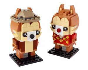 lego brickheadz chip and dale, building toy set for kids, boys and girls, ages 10+ (226 pieces)