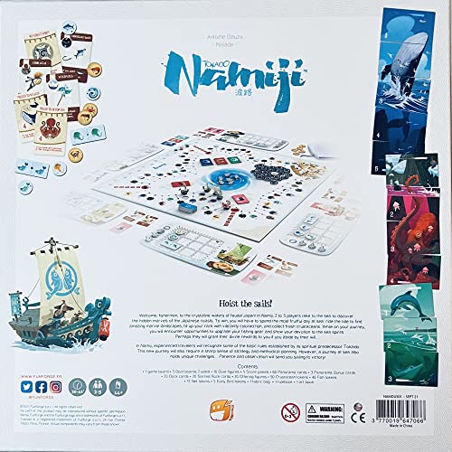 Namiji: Tokaido Universe Strategy Board Game for 2-5 Players Ages 8+, 45 Min Playtime by Funforge