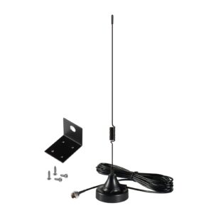 smart garage door opener extended long range magnetic base receiver antenna with f male connector for liftmaster 312hm 323lm 412hm 423lm 850lm 860lm star1000 gate radio receivers，eifagur