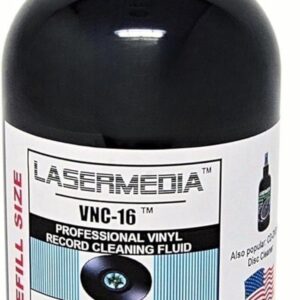 Lasermedia Vinyl Record Cleaning Fluid 16 Oz Refill for VNC-8 Spray Bottle Made in USA TME