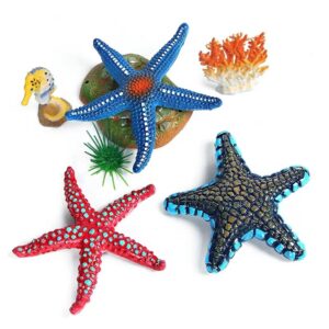 8 Pieces Big Pool Toy Diving Toys Starfish Sea Animals Sets Summer Toys，Diving Toys Set Dive Throw Toy Set Underwater Swimming Toys Pool Toys for Kids