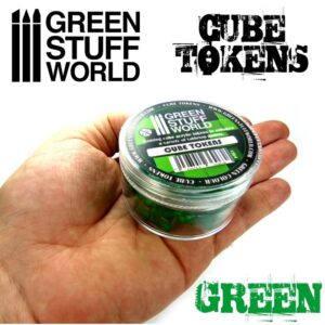 Green Stuff World Green Cube Tokens 1564