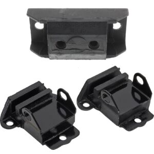 3-bolt compatible with chevy rubber motor mounts & 1958/82 gm trans cushion