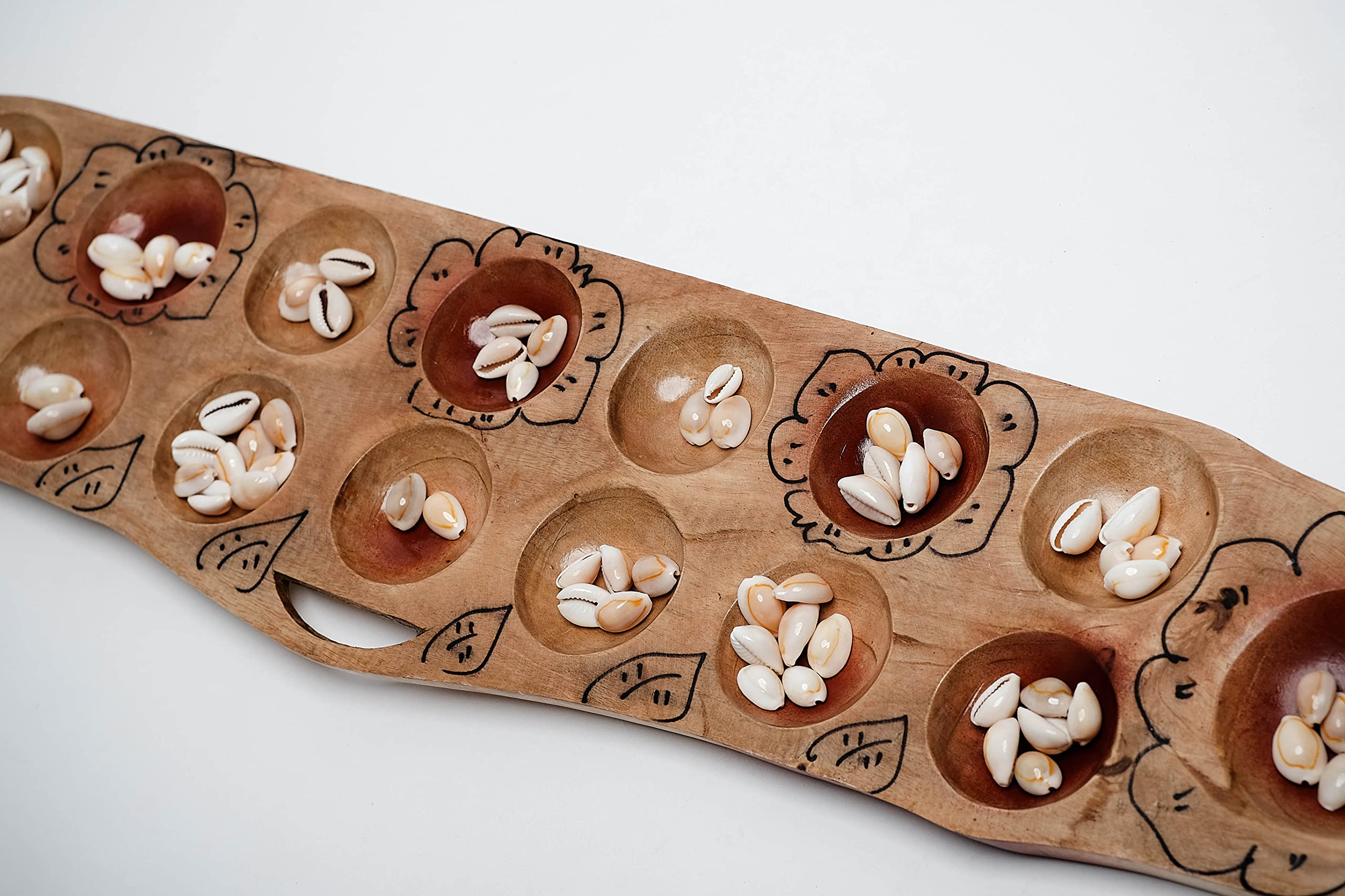 Sungka Filipino Board Game with Shells