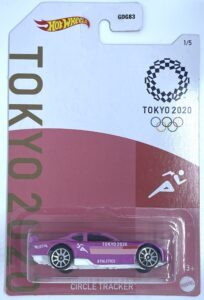 hot wheels - circle tracker - tokyo 2020 [pink] - 1/5