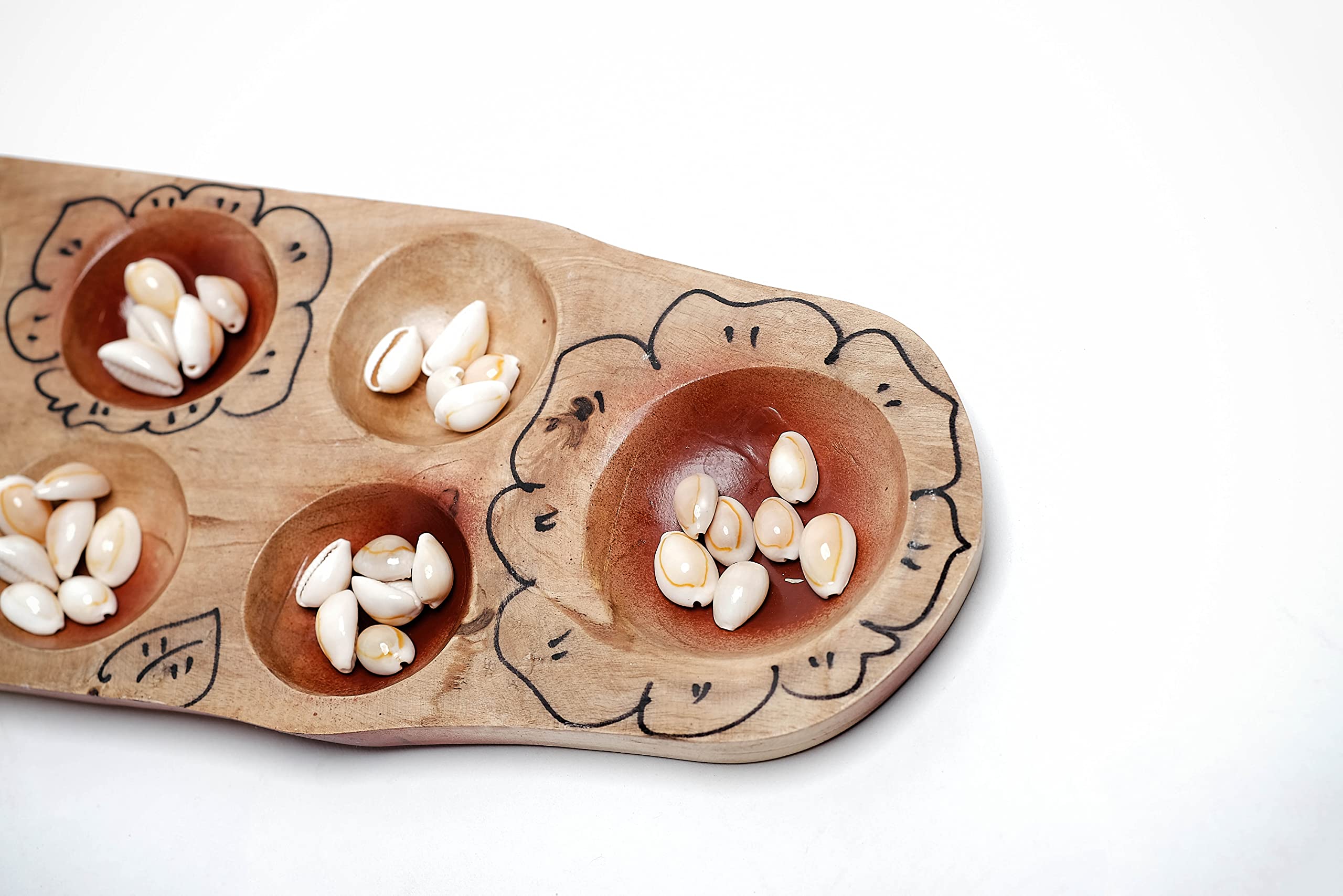 Sungka Filipino Board Game with Shells