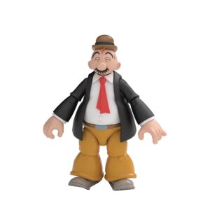 boss fight studio j. wellington wimpy popeye classics wave 2 collectible action figure – highly articulated figurine and accessories - alternate hands and head, hat, hamburgers and meat grinder – 1:12