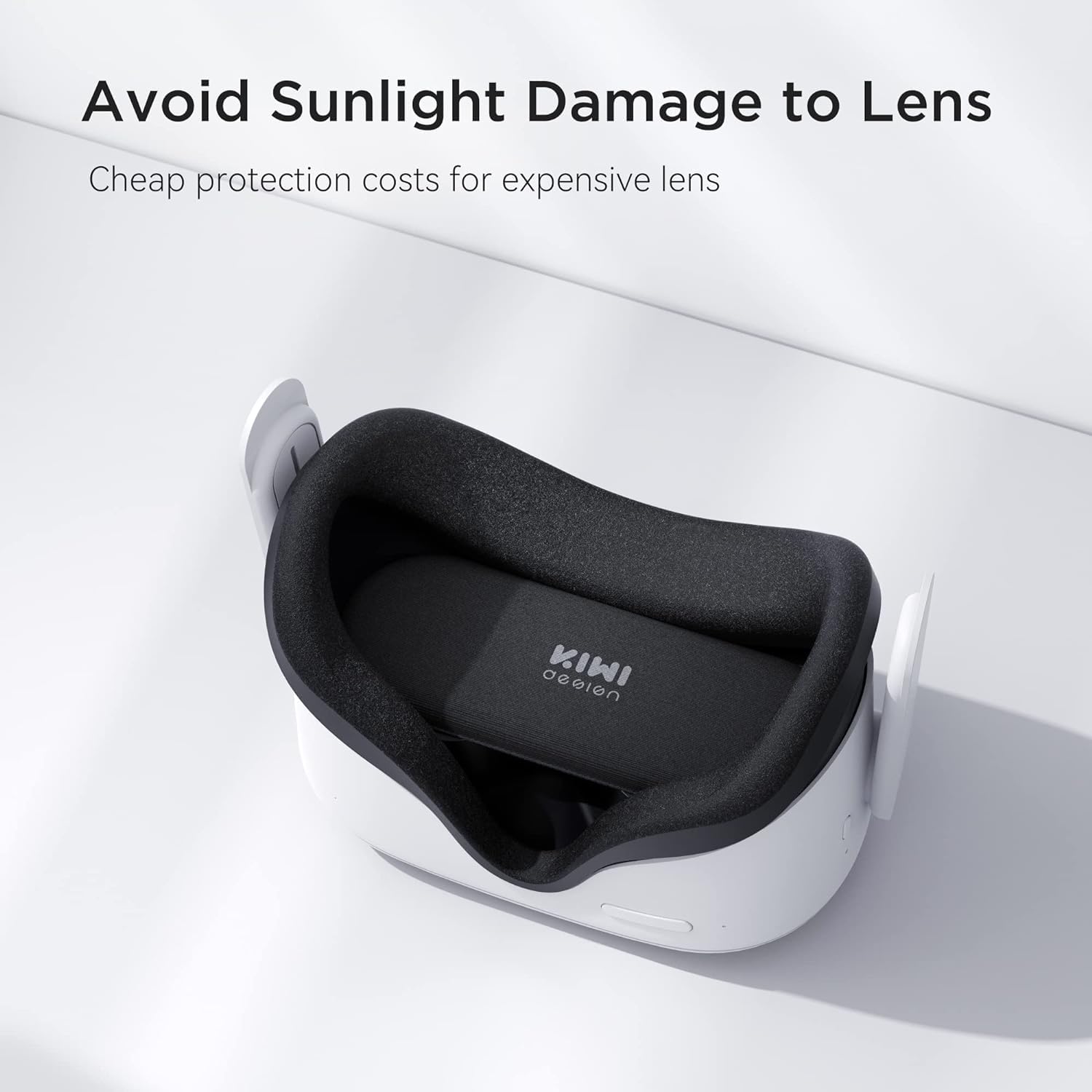 KIWI design Lens Protector Cover Compatible with Vision Pro, Quest 3/2/1, Rift S, Valve Index, Pico 4 and HP Reverb G2, Protects Lens from Sunlight, Scratches and Dust