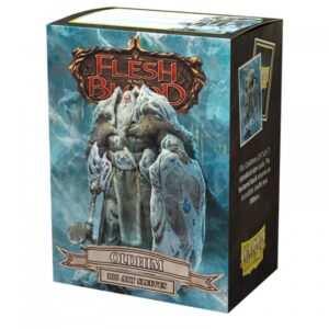 arcane tinmen dragon shield sleeves – flesh and blood: oldhim 100 ct - mtg card sleeves are smooth & tough - compatible with pokemon & magic the gathering card sleeves (at-16040)