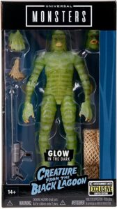 universal monsters creature from the black lagoon glow-in-the-dark 6-inch action figure - entertainment earth exclusive