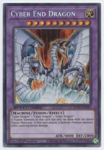 yu-gi-oh! cyber end dragon - sgx1-eng21 - secret rare - 1st edition