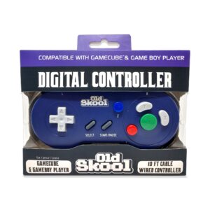 Old Skool DIGITAL Controller Compatible With Gamecube & Gameboy Player - Purple