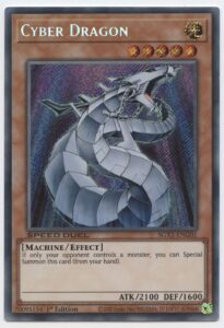 yu-gi-oh! cyber dragon - sgx1-eng01 - secret rare - 1st edition