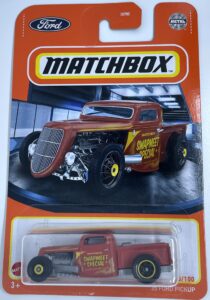 matchbox - '35 ford pickup - red/brown primer - 85/100