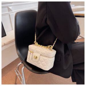 YBNGUAA 2022 New Diagonal Bag - Shoulder for Women, Lingge embroidery fashion handbag/Leather Ladies Handbag (D)