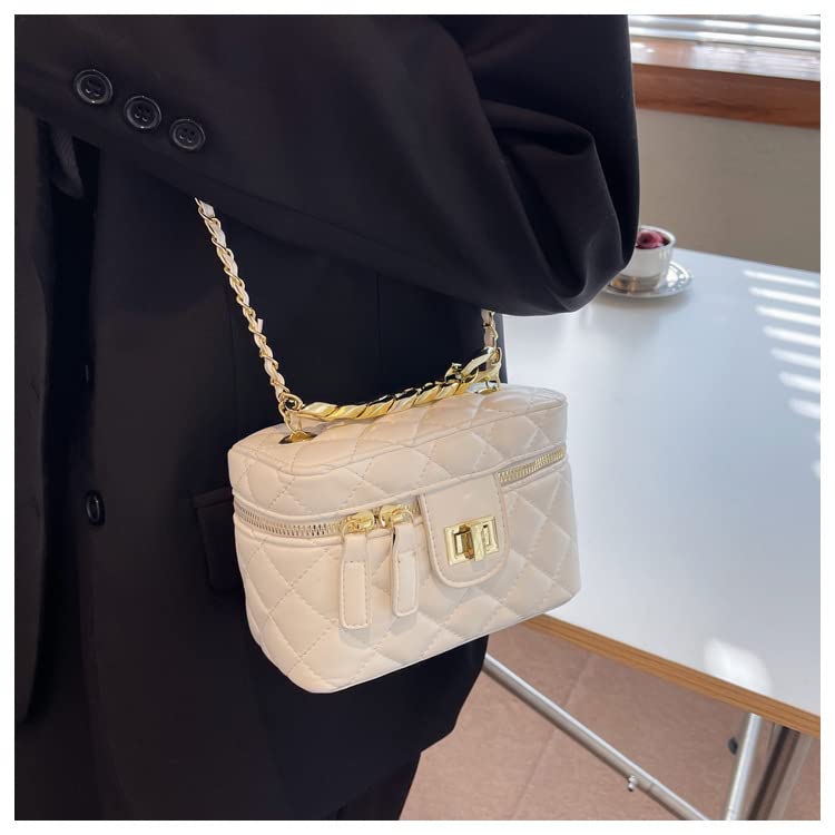 YBNGUAA 2022 New Diagonal Bag - Shoulder for Women, Lingge embroidery fashion handbag/Leather Ladies Handbag (D)