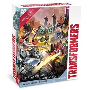 renegade games studio transformers deck-building game: infiltration protocol expansion - ages 14+, 1-5 players