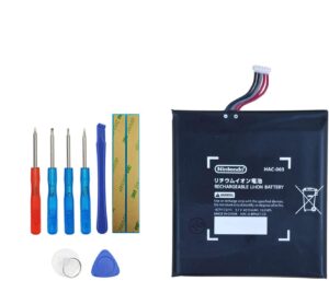 vvsialeek hac-003 replacement battery compatible with switch 2017 game console hac-001 with toolkit