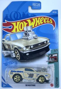 hot wheels - '68 mustang - tooned 3/5 [white] - #40/250