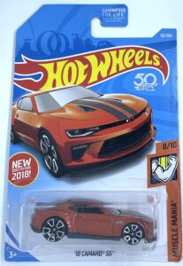 hot wheels - '18 camaro ss - muscle mania 8/10 [burnt orange] # 50/365