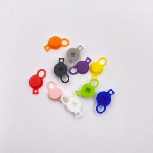 10PCS Colourful Replacement C-Stick C Key Cap Analog C Joystick Stick Cap Cover for New 3DS / New 3DS XL/New 3DS LL 2015