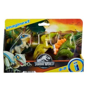 jurassic world camp cretaceous imaginext baby dinosaur action figure 3-pack