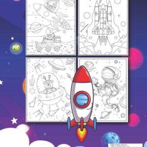 SPACE COLORING BOOK FOR KIDS