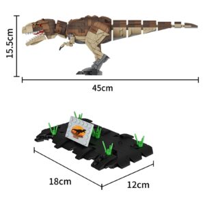 SEMKY Dinosaur Series Tyrannosaurus Rex Model Set, (939Pieces) -Building Blocks Toys Gifts for Kid…