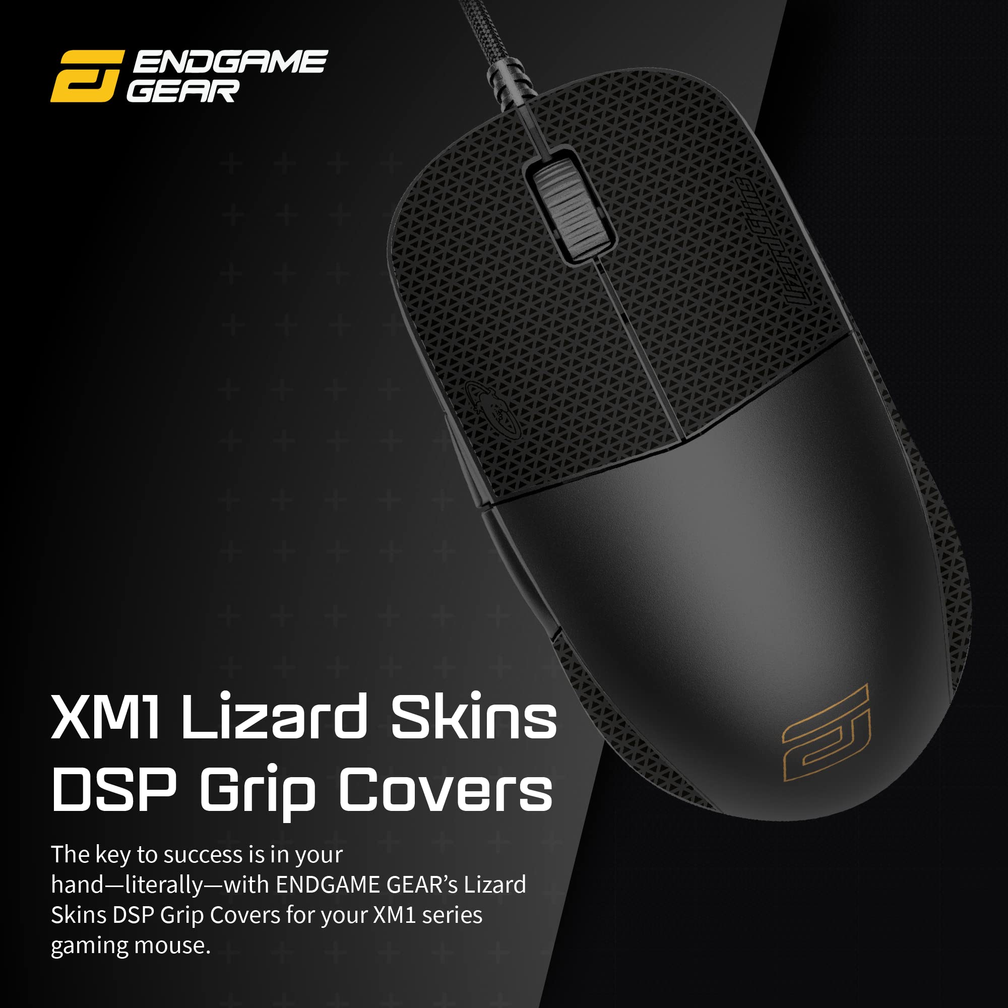 ENDGAME GEAR Lizard Skins DSP Grip Covers for XM1 Gaming Mouse, Black