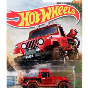 Hot Wheels - '67 Jeepster Commando - Off-Road Mud Runners 2/5 [red]