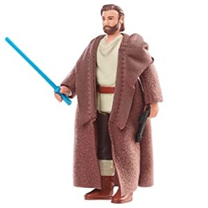 STAR WARS Retro Collection OBI-Wan Kenobi (Wandering Jedi) Toy 3.75-Inch-Scale OBI-Wan Kenobi Figure, Toys for Kids Ages 4 and Up