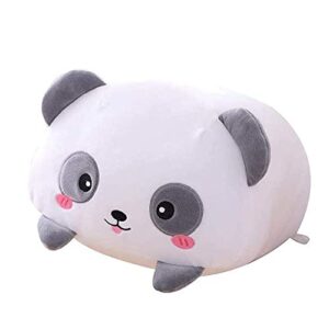 hitoshe panda plush stuffed animal, cute panda plushie cylindrical body pillow toy gifts for kids birthday, valentine, christmas, 8inch