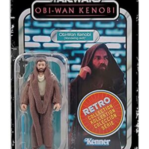 STAR WARS Retro Collection OBI-Wan Kenobi (Wandering Jedi) Toy 3.75-Inch-Scale OBI-Wan Kenobi Figure, Toys for Kids Ages 4 and Up