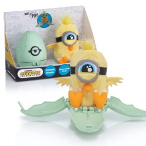 wow! pods stuff minions: rise of gru - drop 'n pop minion toy zodiac chicken | official film merchandise, collectables, toys and gifts for boys and girls, aged 5+, yellow