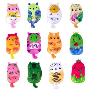 Cats vs Pickles - Mystery Bags - Gold Wave - 1pk - 4" Bean Filled Plushies! Great for Stocking Stuffers, Advent Calendars for Kids, Boys, & Girls.