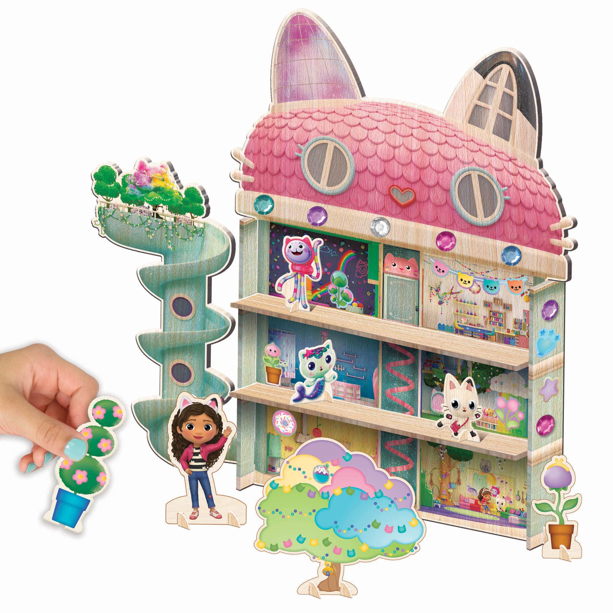 Tara Toys Gabby's Dollhouse Wood Activity Set