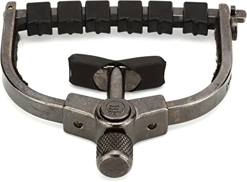 Made in the USA Paige Clik PC-12-ETI Guitar Capo for 12-String Guitars (Black Nickel), Made for 12 String Guitars with an Easy 1-Handed Adjustment with a Quick-Release Button